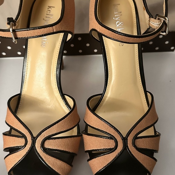 Kelly & Katie | Shoes | Kelly Katie Tan And Black Elegant Heels | Poshmark